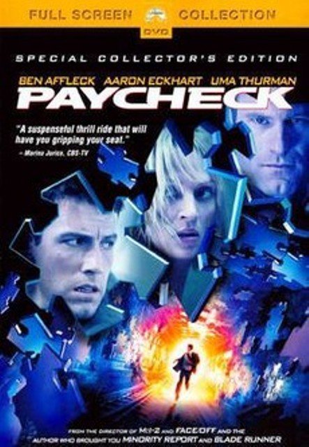 Paycheck DVD Full Screen Special Collector's Edition
