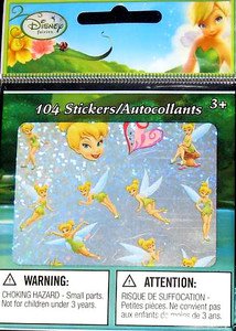 104 TINKERBELL STICKERS DISNEY NEW! SANDY LION Peter Pan Tinker Bell Fairy