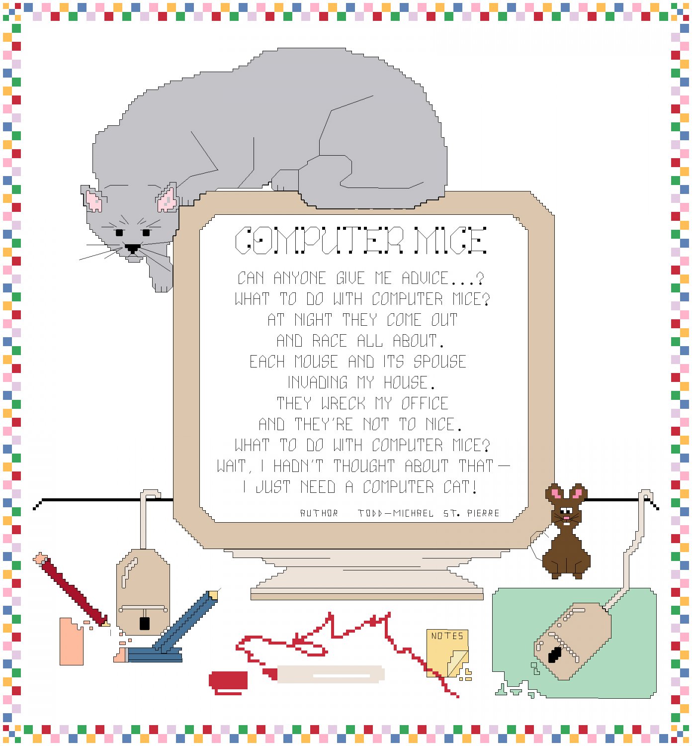 Computer Mice Pattern Chart Graph