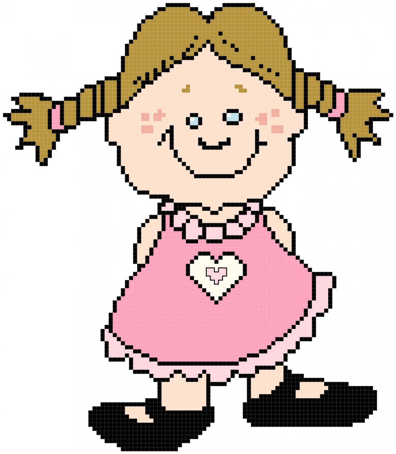 Little Girl of Mine Pattern Chart Graph