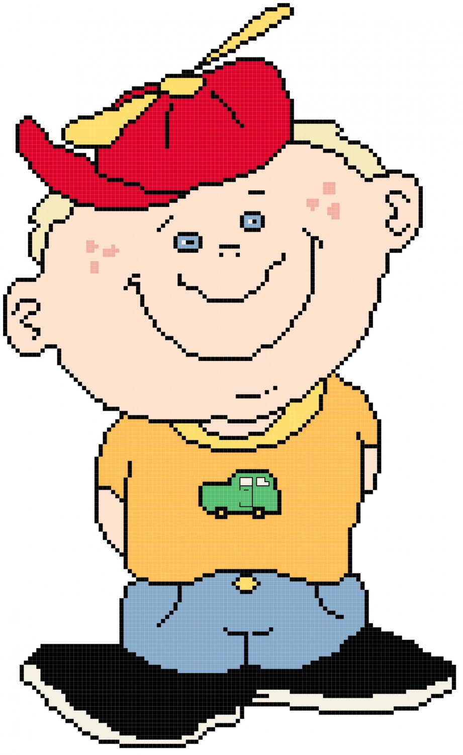 Little Boy of Mine Pattern Chart Graph