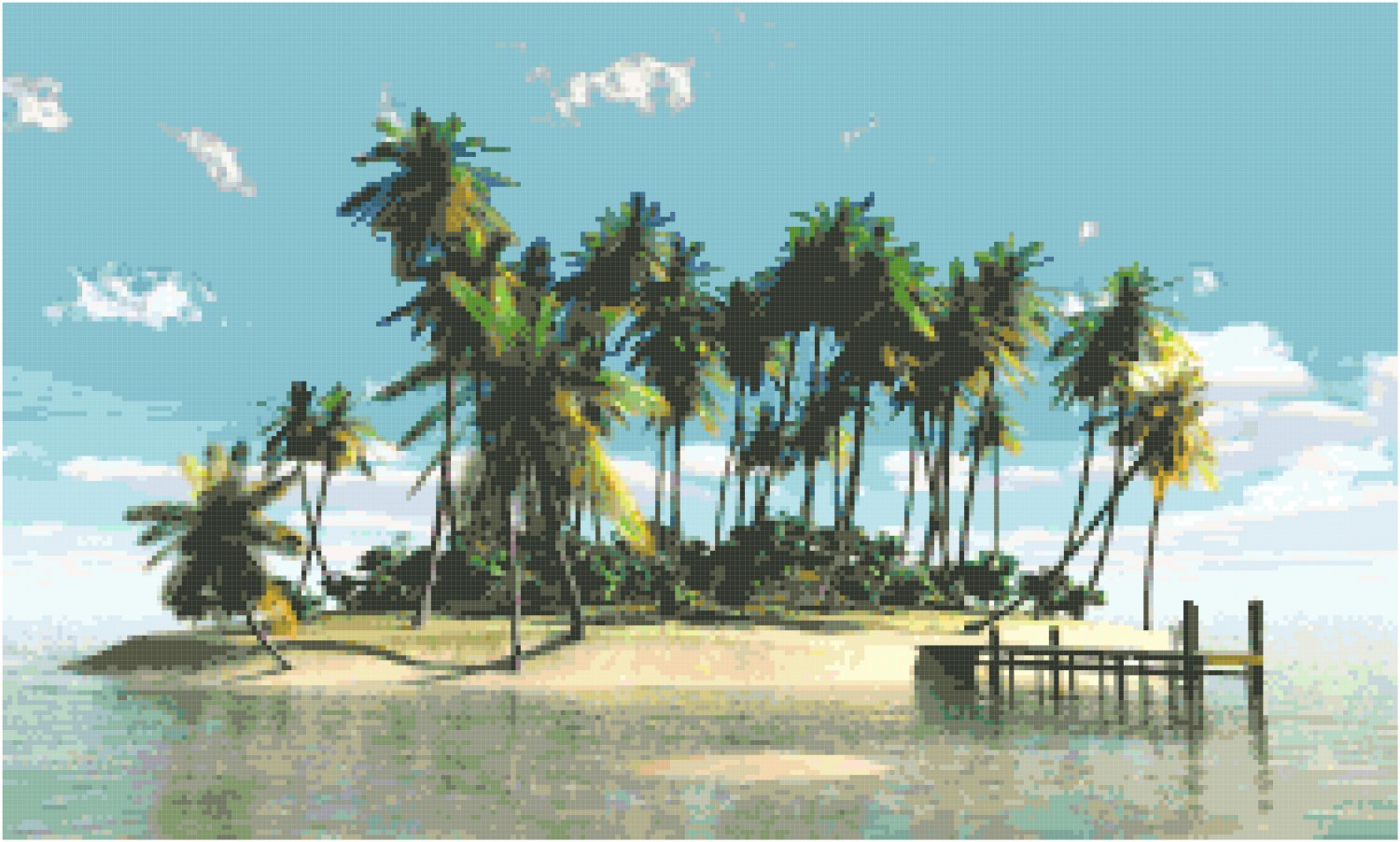 My Private Island Pattern Chart Graph