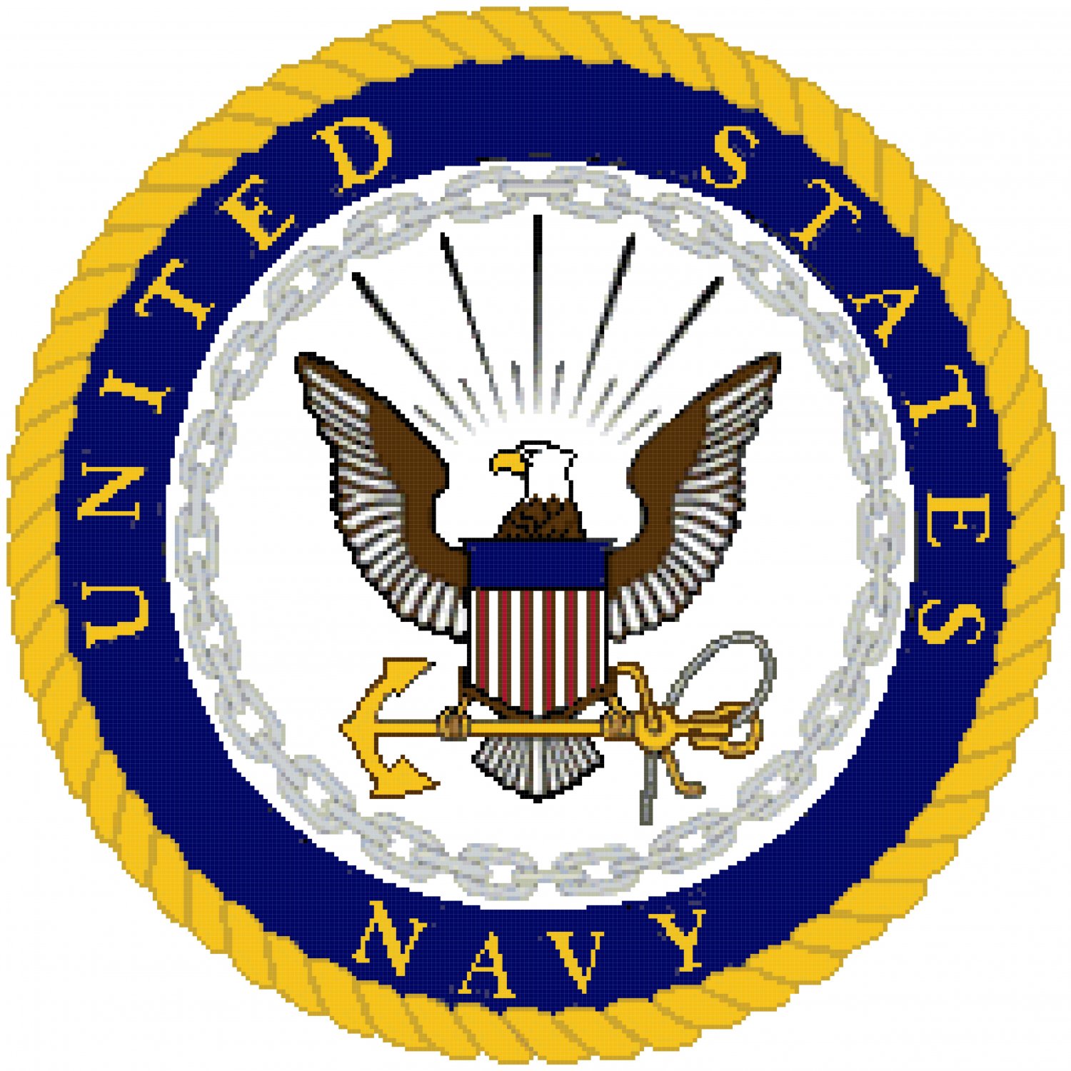 United States Navy Seal pattern chart graph