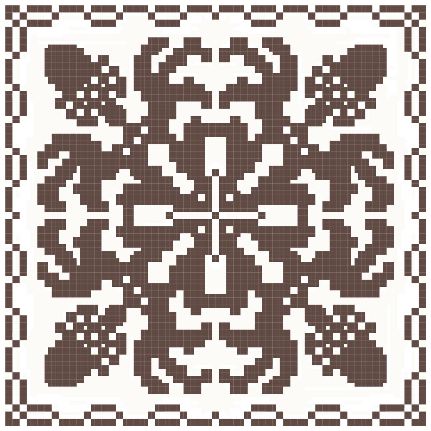 Tile Design 4 Pattern Chart Graph