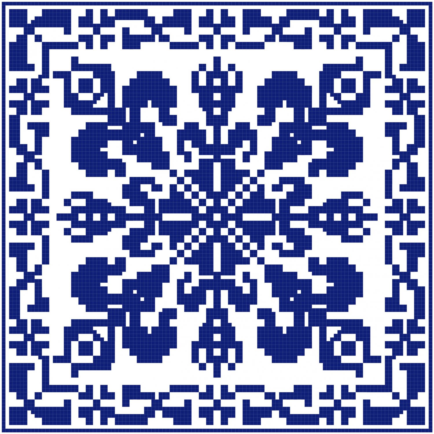 Tile Design 3 Pattern Chart Graph