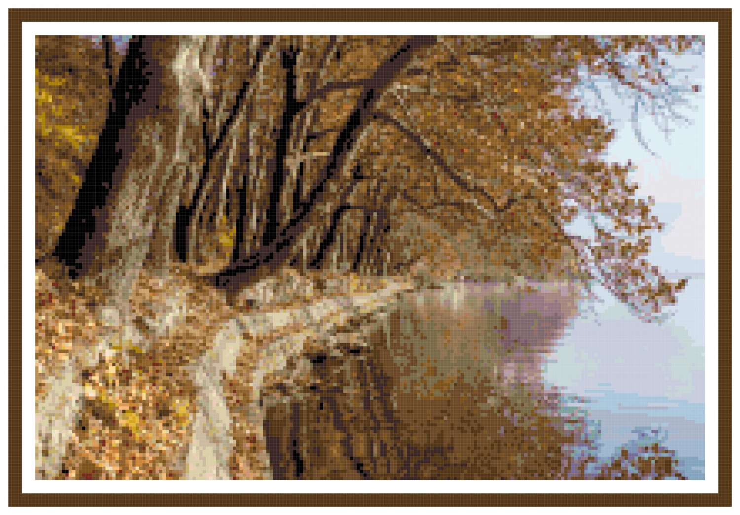 Reflections Pattern Chart Graph