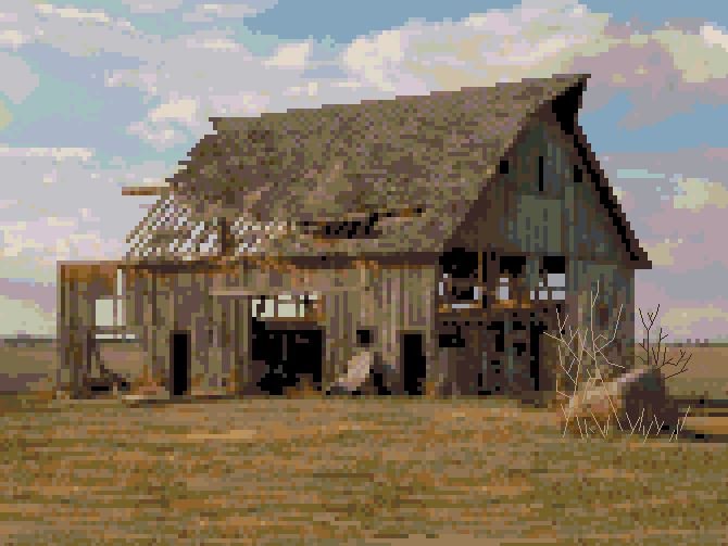 End of an Era Iowa Barn Pattern Chart Graph