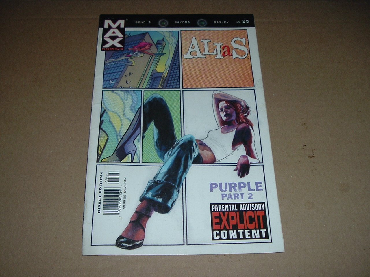 Alias #25 Purple-Man Origin (Marvel Max) Brian Michael Bendis, Netflix ...