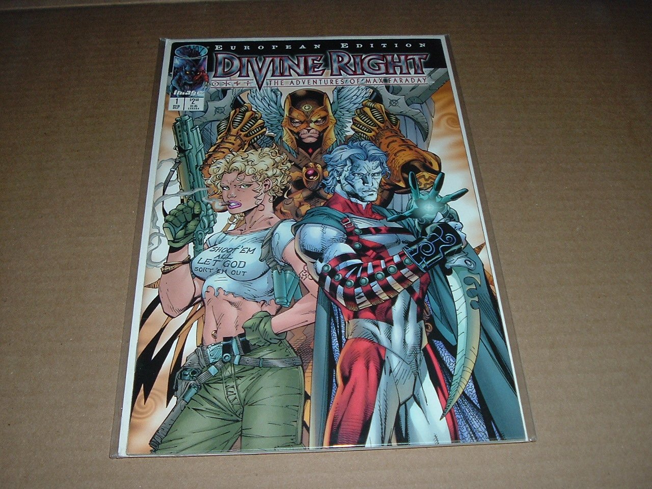 Divine Right #1 RARE European Edition NEAR MINT- (Jim Lee, Image Comics ...