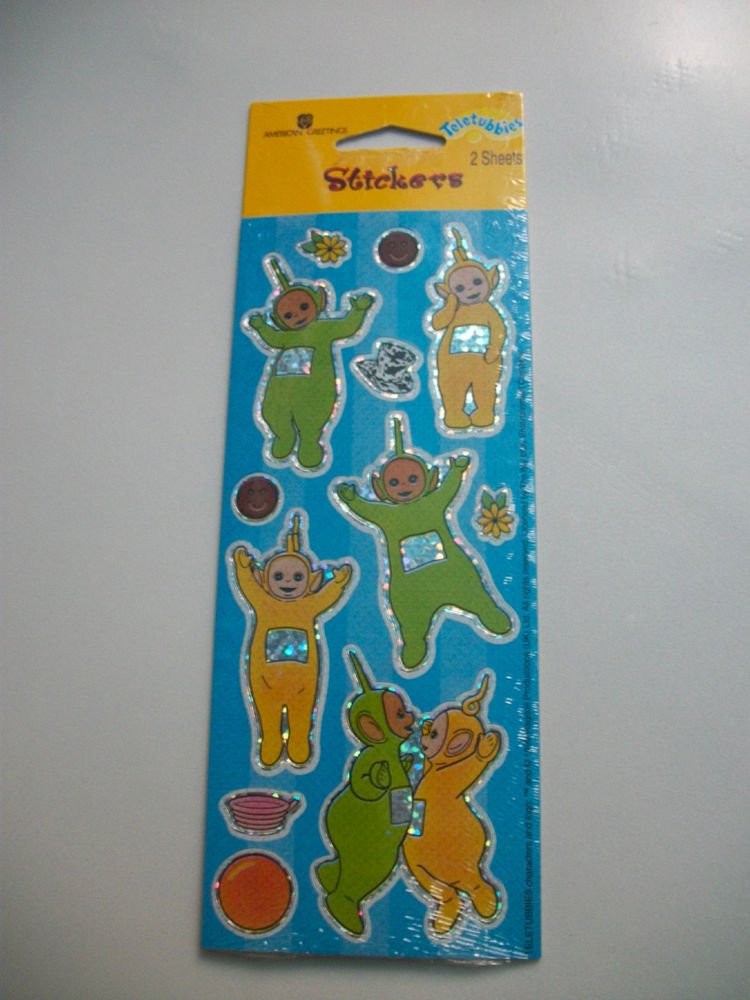 NEW TELETUBBIES STICKERS 2 SHEETS NIP AMERICAN GREETINGS