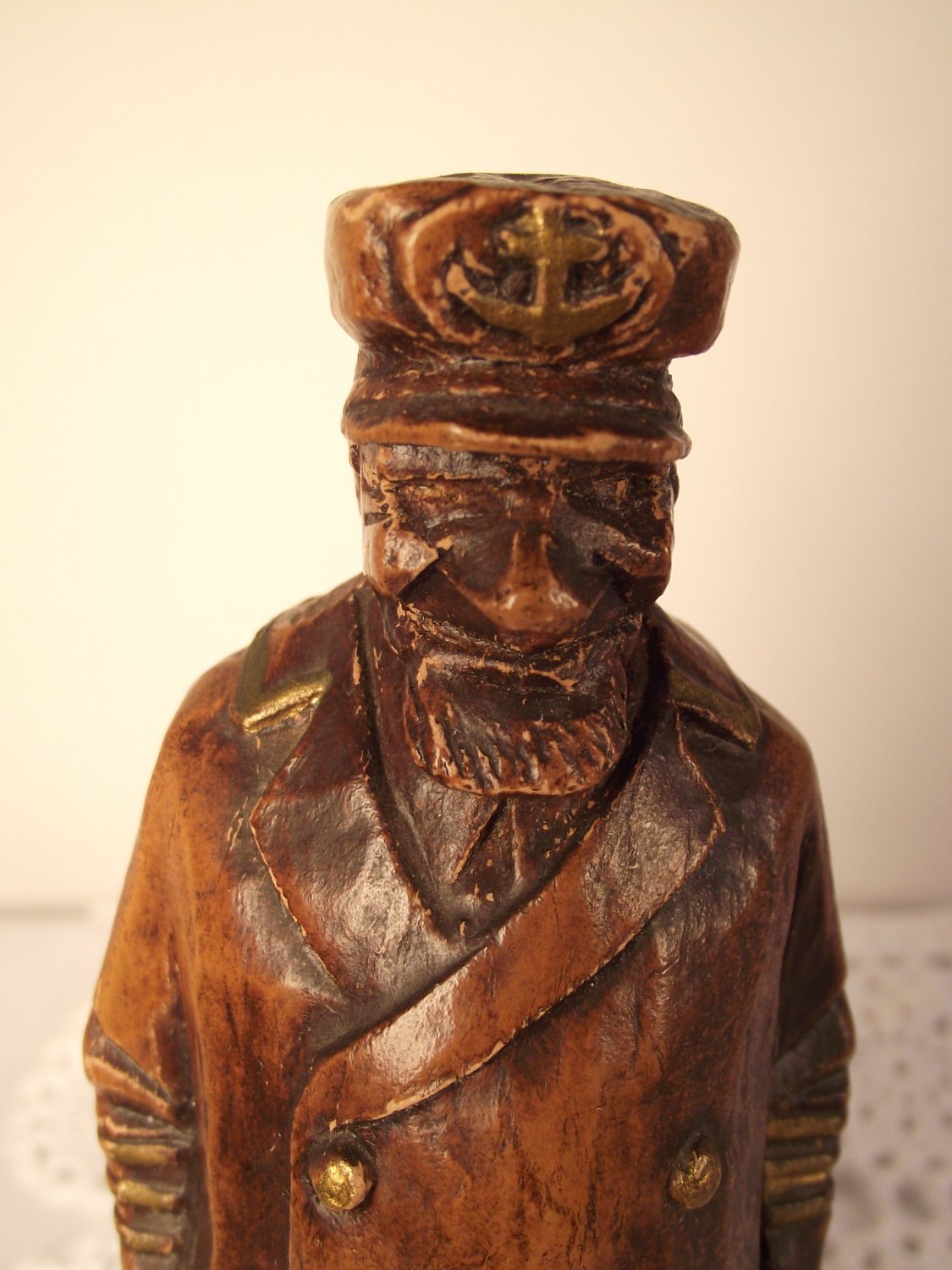 Vintage Sea Captain Sailor Figurine Nautical Ships Ocean Boats Lighthouse