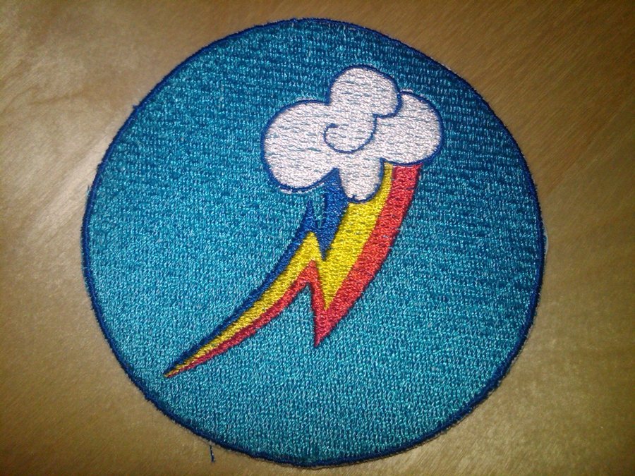 Rainbow Dash Circle Patch