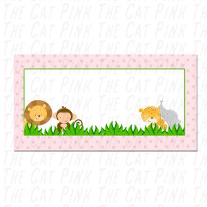 Baby Girl Address Label