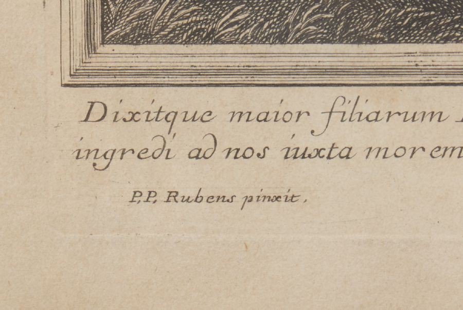 Etching after Peter Paul Rubens by Jacques Coelemans 1702