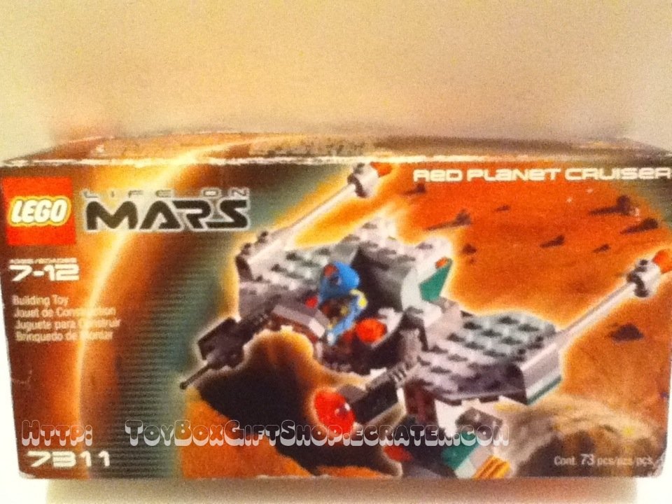Life on Mars LEGO 7311 Mars Red Planet Cruiser 73 Piece Set Rare