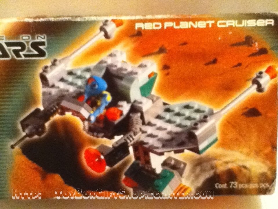 Life on Mars LEGO 7311 Mars Red Planet Cruiser 73 Piece Set Rare