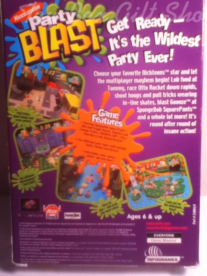 Party Blast Nickelodeon CD-ROM Get Ready—It’s the Wildest Party Ever ...