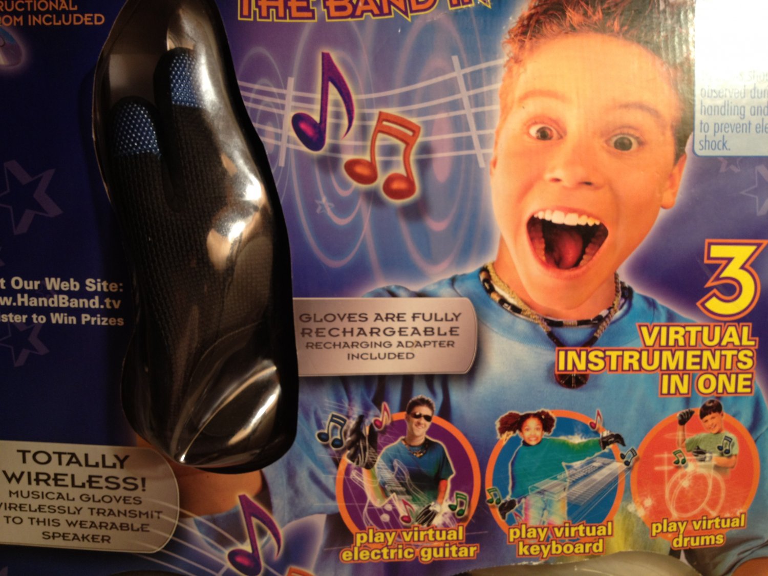 Hand Band Virtual #Instruments 3 in1 Band #Drums Electric #Guitar # ...