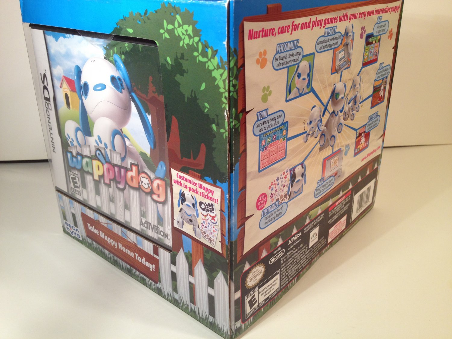 WappyDog & Nintendo DS Game Interactive Robotic Puppy 2 games in 1 ...