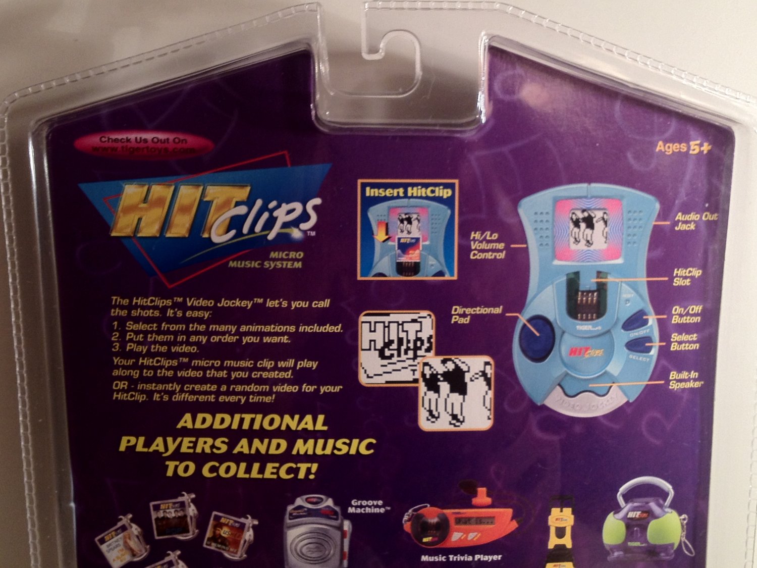 Hit Clips NSync Video Jockey Micro Music System includes Pop MicroMix ...