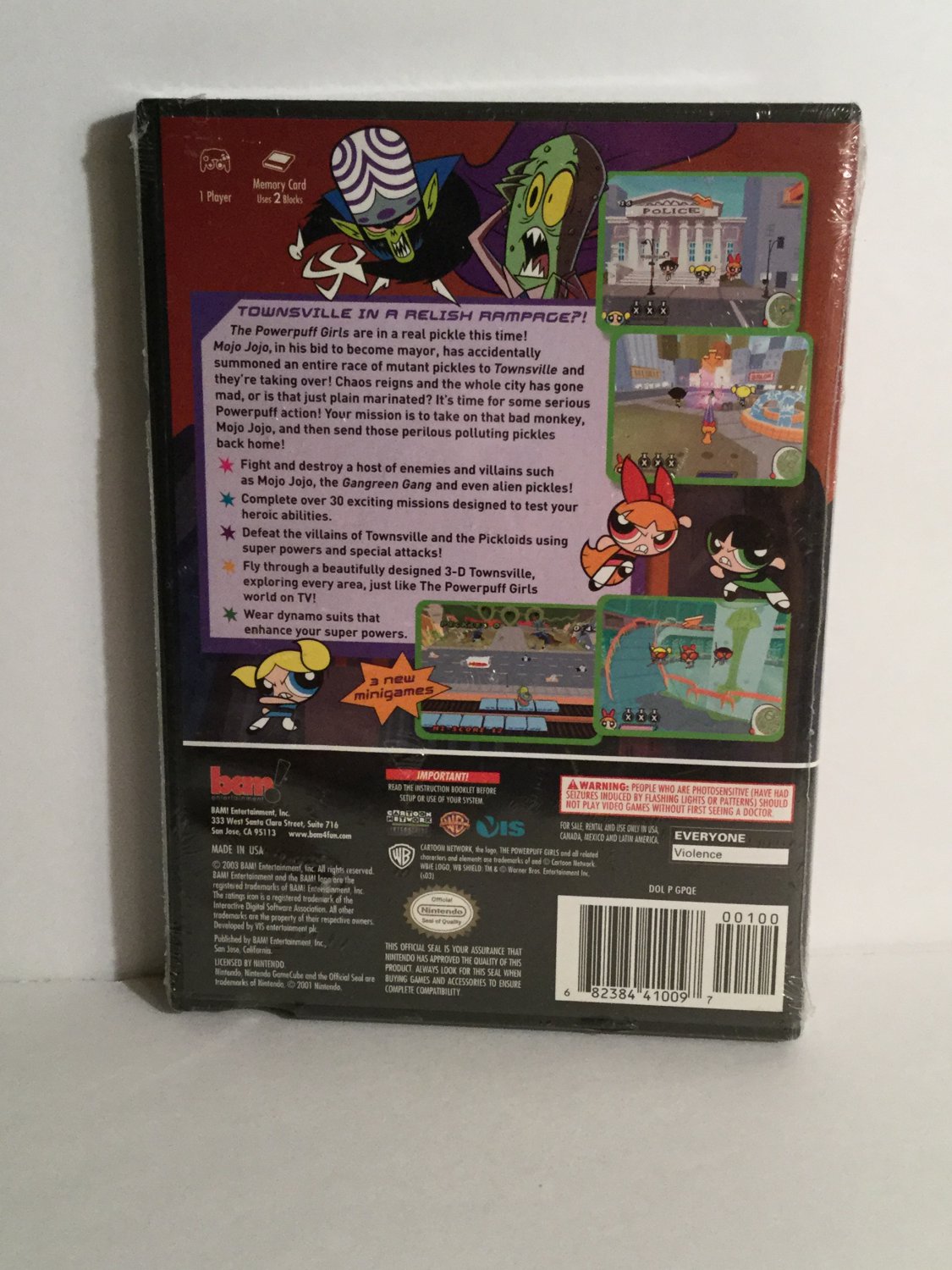 The Powerpuff Girls Relish Rampage Pickled Edition Nintendo GameCube