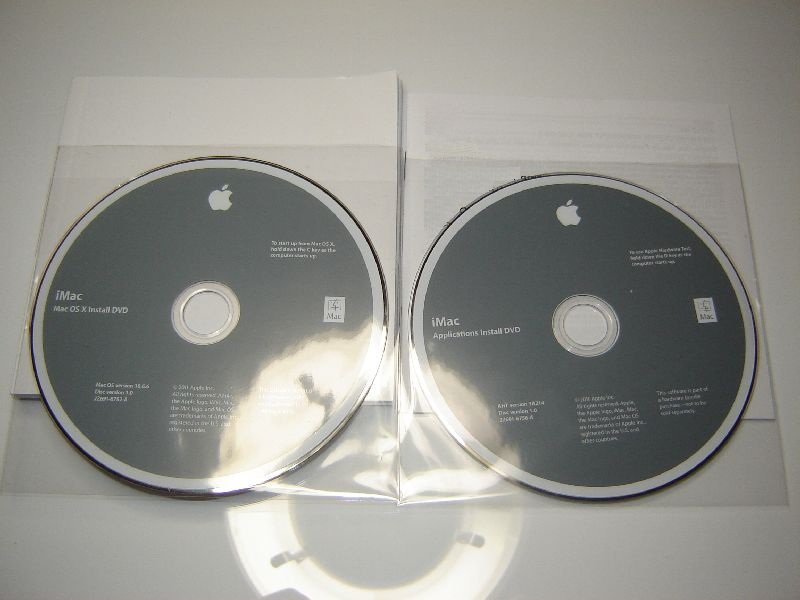New Apple 2010 iMac Mac OS X 10.6.4 System Install DVD & Application DVD