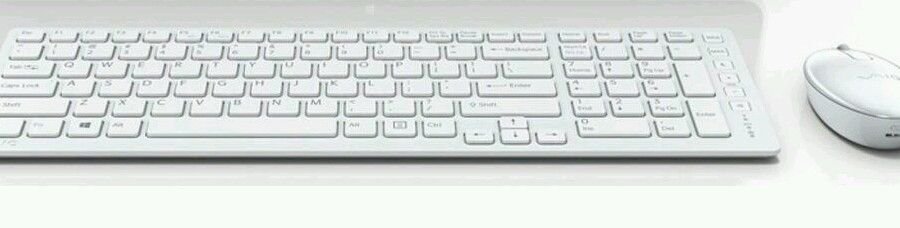 New Sony Viao Wireless Keyboard VGP-WKB14 and Mouse VGP-WMS21 in WHITE only
