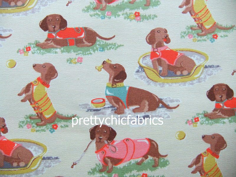 Sausage Dogs Cotton Duck 1 M ~ Cath Kidston