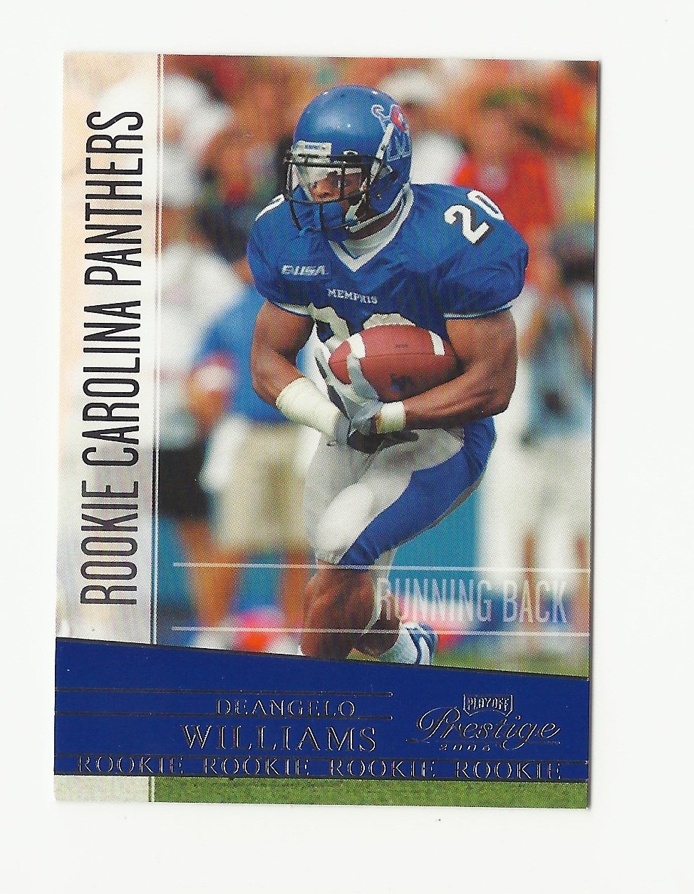 DeAngelo Williams 2006 Playoff Prestige Rookie Card #178 Carolina Panthers