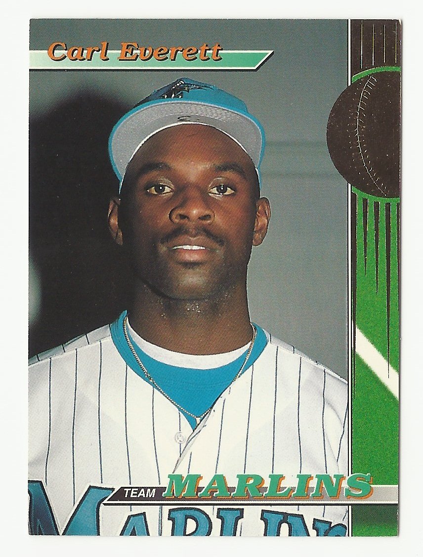 Carl Everett 1993 Topps Stadium Club Card #30 Miami Marlins