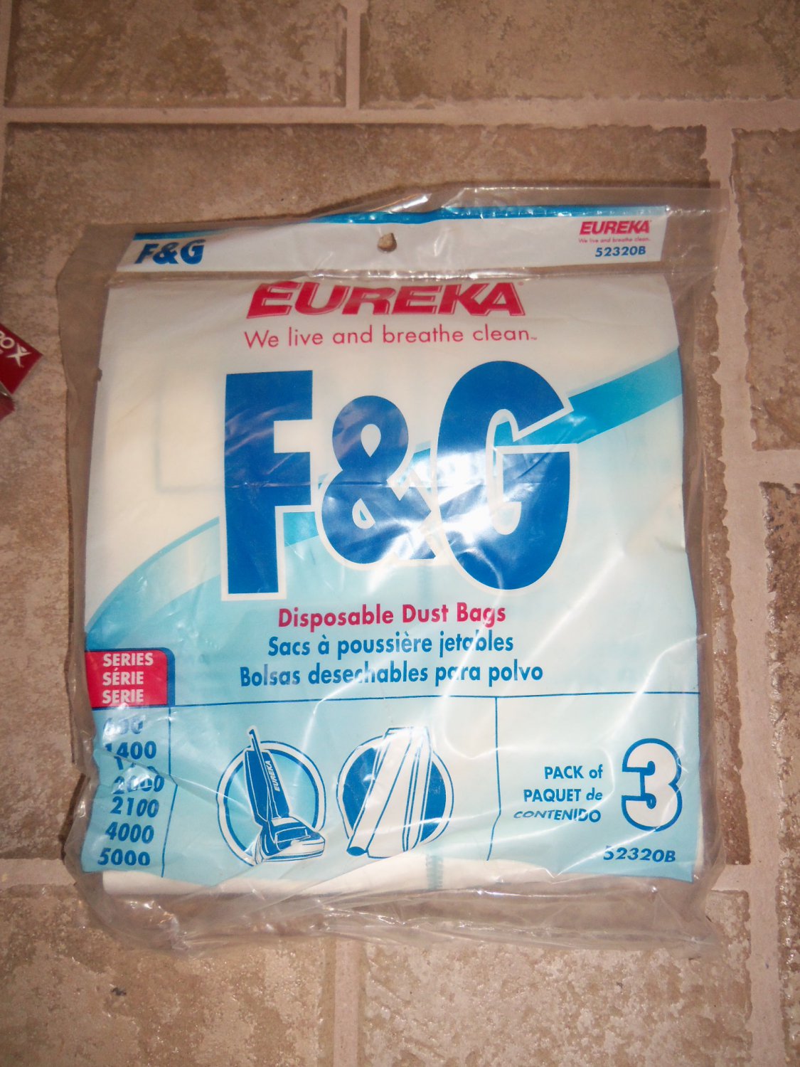 Eureka F&G Disposable Dust Bags 12 Bags Eureka F&G Disposable Dust Bags 12 Bags