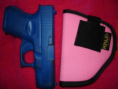 Pink Nylon Gun Holster for GLOCK 26 and 27