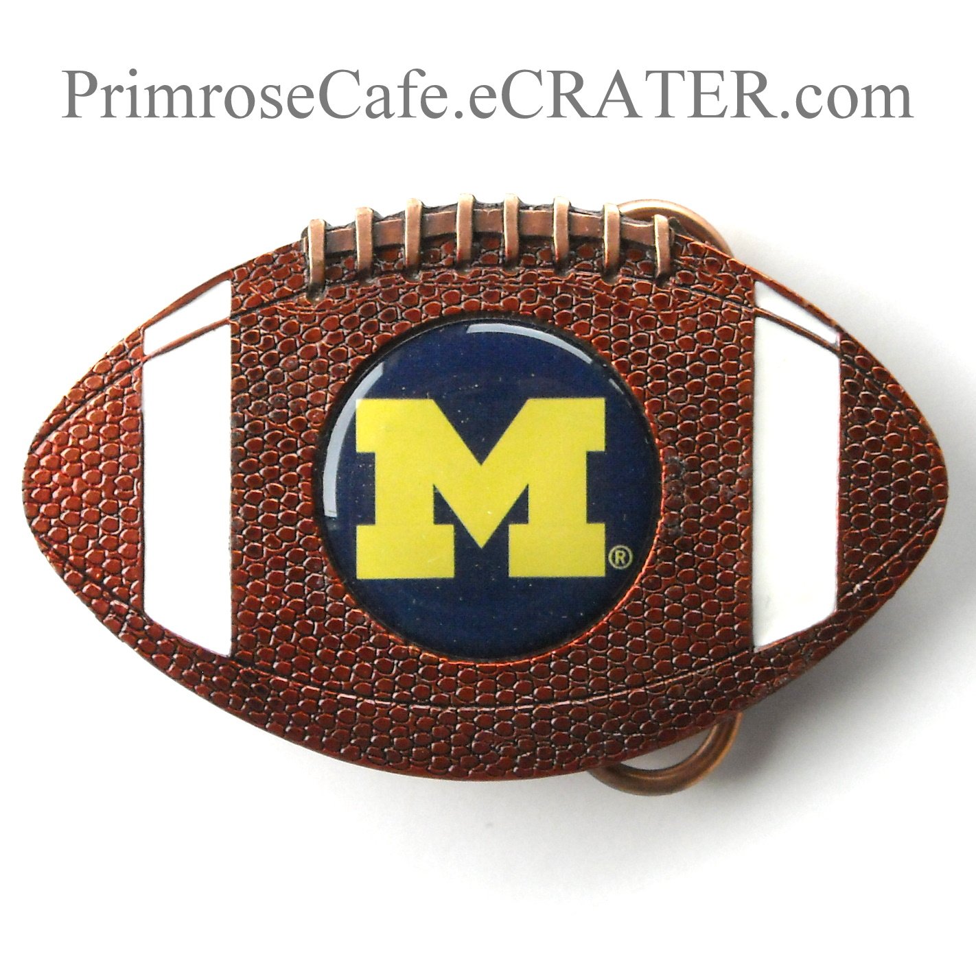 Michigan Wolverines NCAA Bergamot Belt Buckle