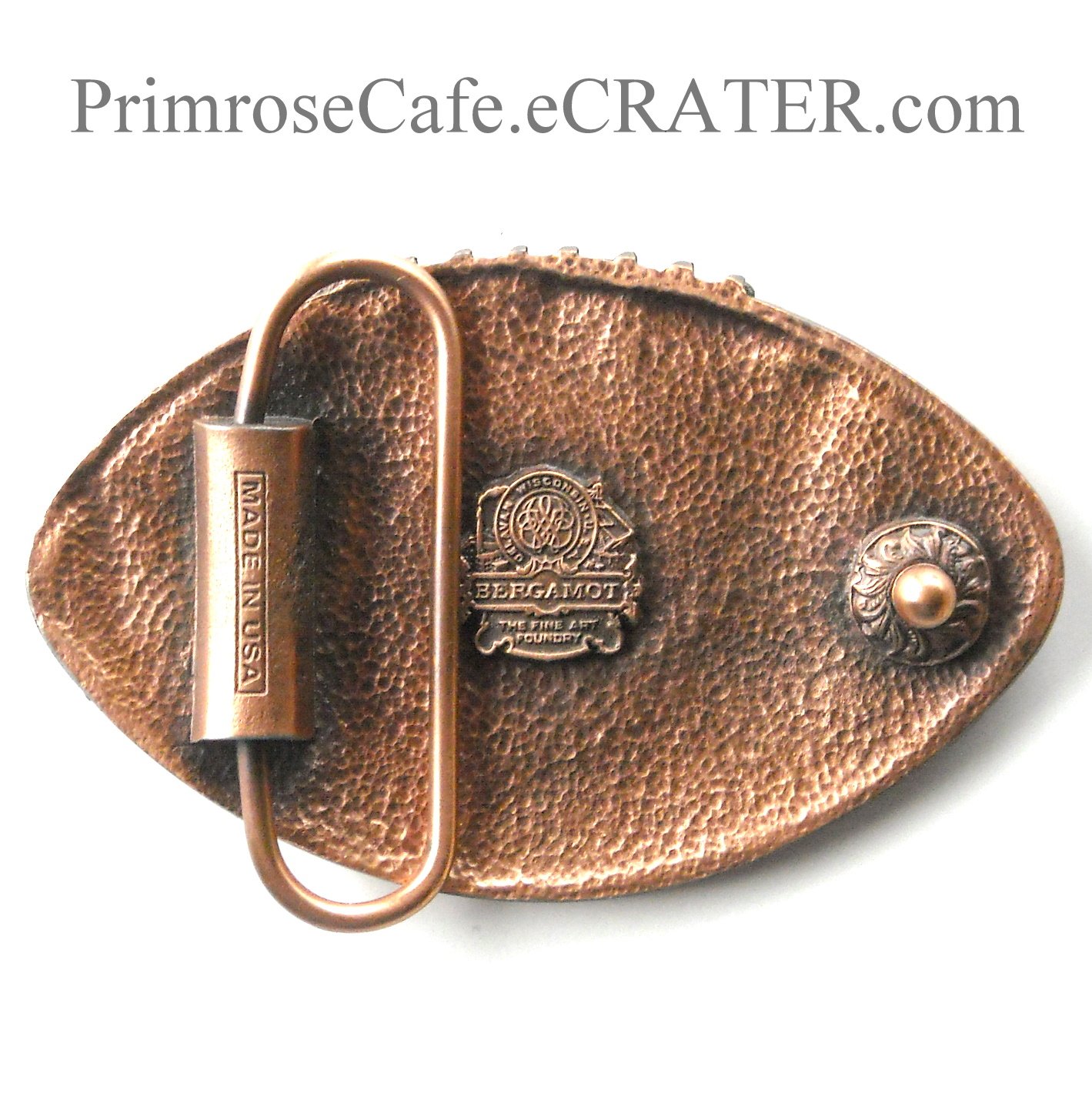 Michigan Wolverines NCAA Bergamot Belt Buckle