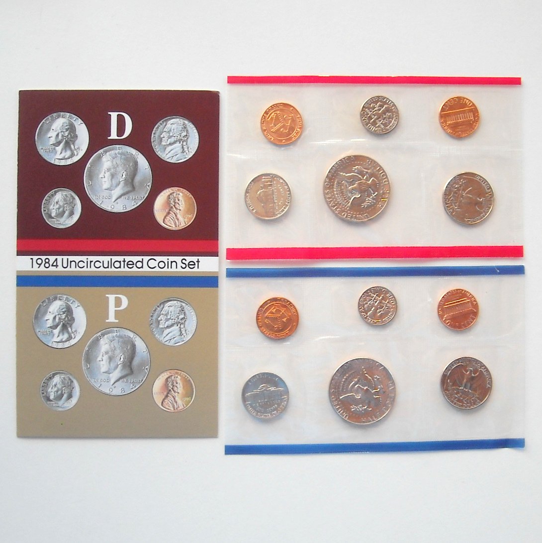 1984 Uncirculated D&P Coin set United States Mint