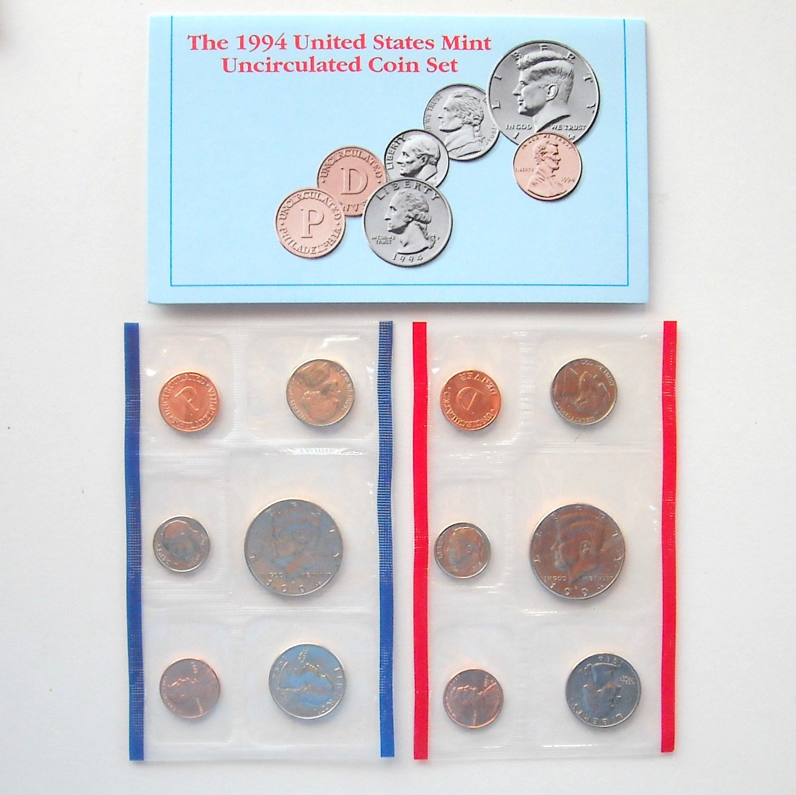 1994 Uncirculated D&P Coin Set United States Mint