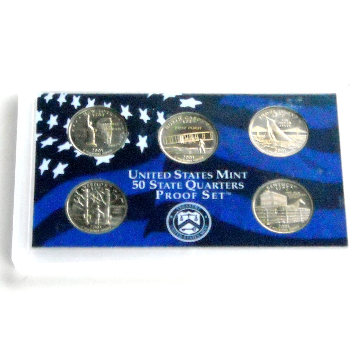 United States Mint 50 State Quarters Proof Set 2001