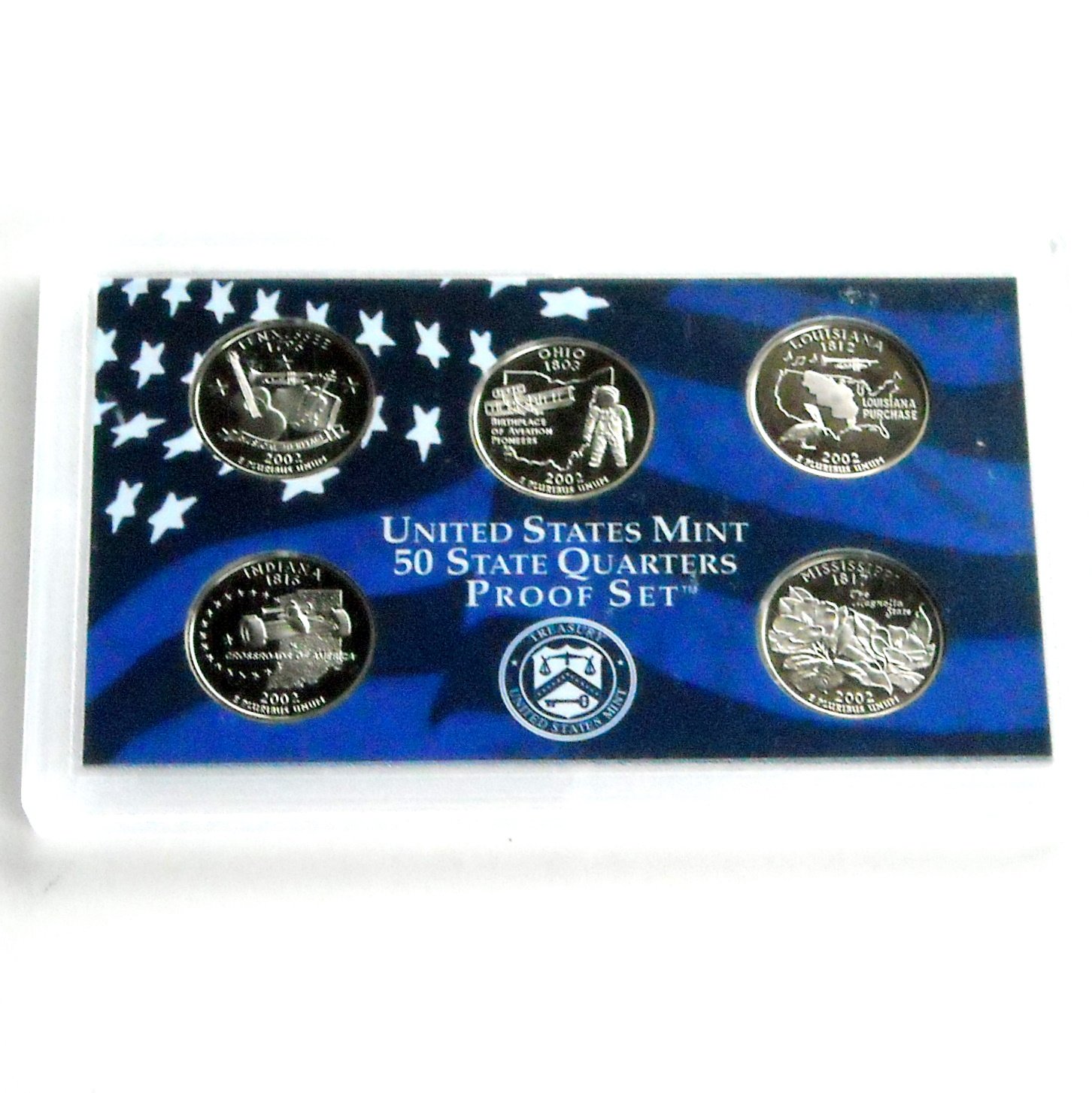 United States Mint 50 State Quarters Proof Set 2002