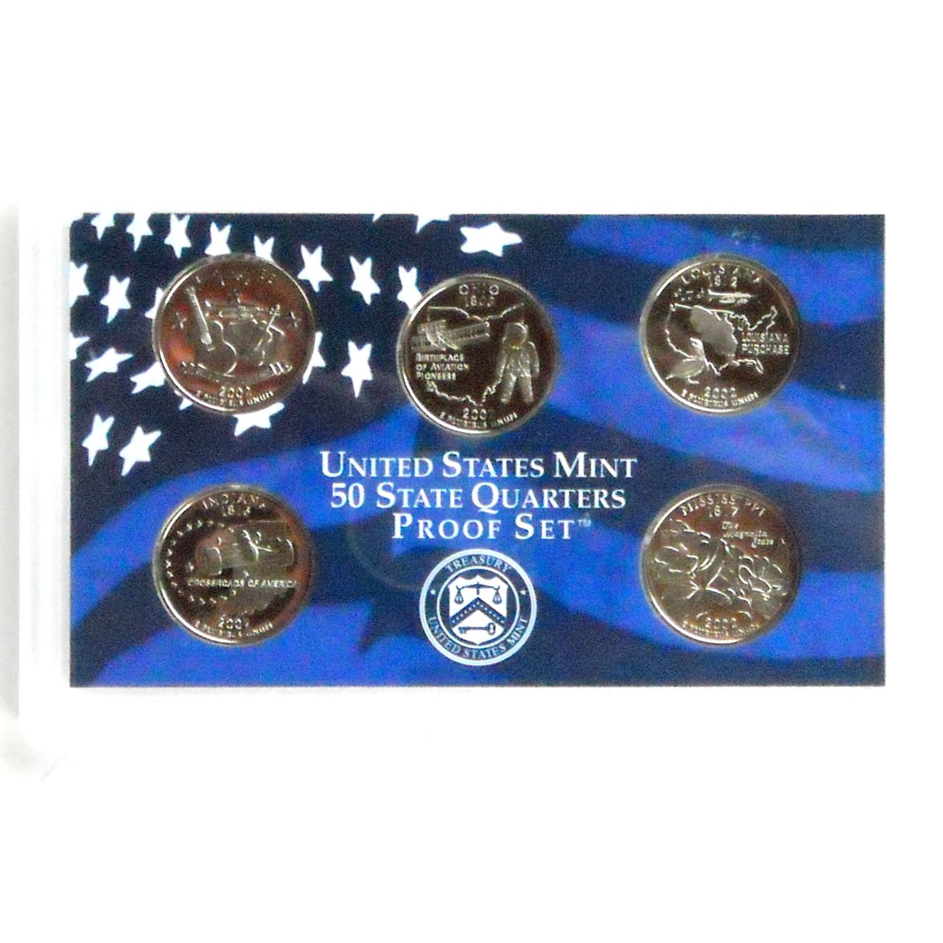 United States Mint 50 State Quarters Proof Set 2002