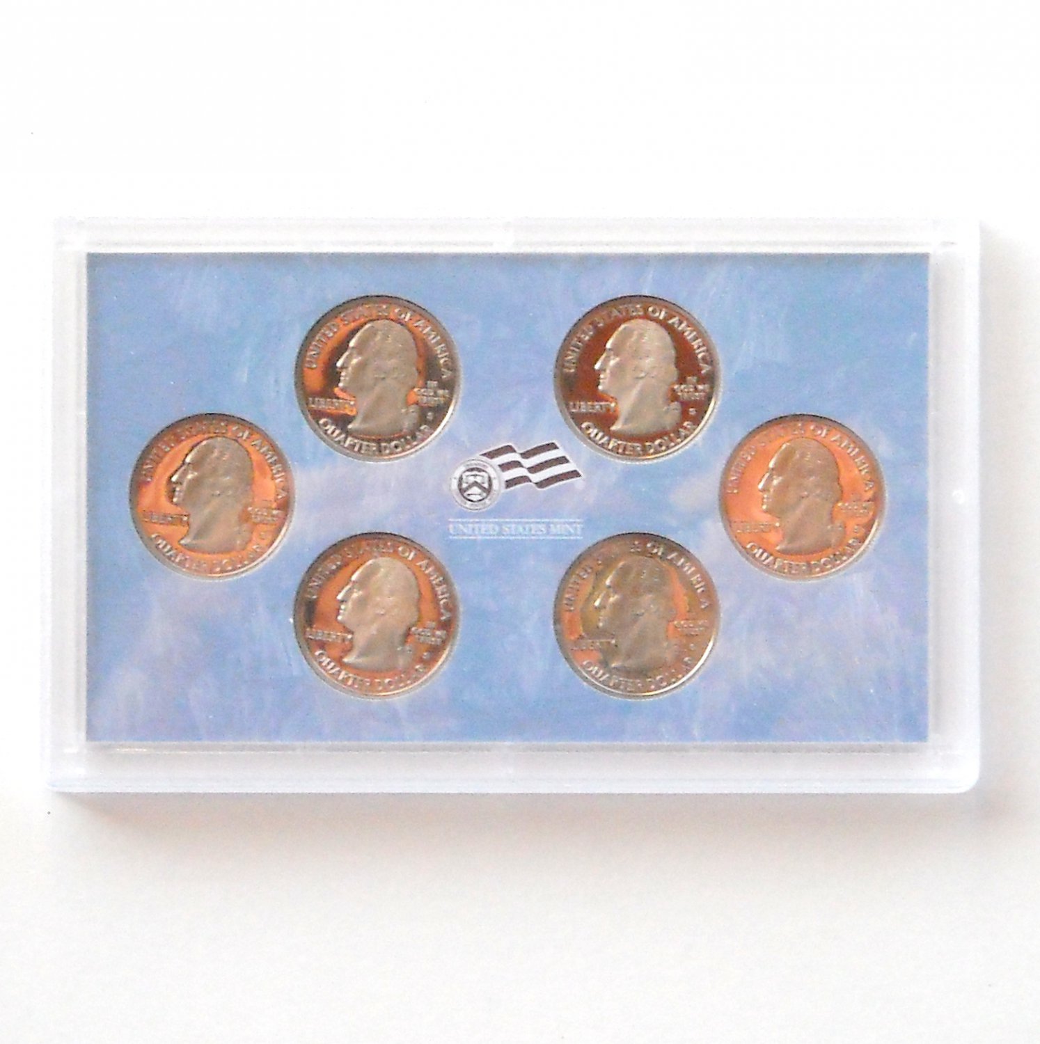 United States Mint District of Columbia US Territories Quarters Proof ...