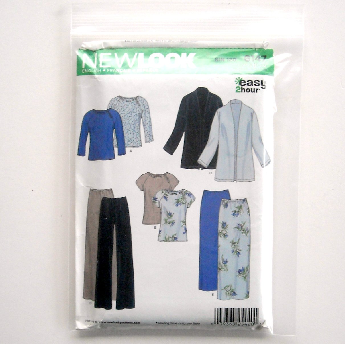 Misses Wardrobe 10 12 14 16 18 20 22 Simplicity New Look Sewing Pattern ...