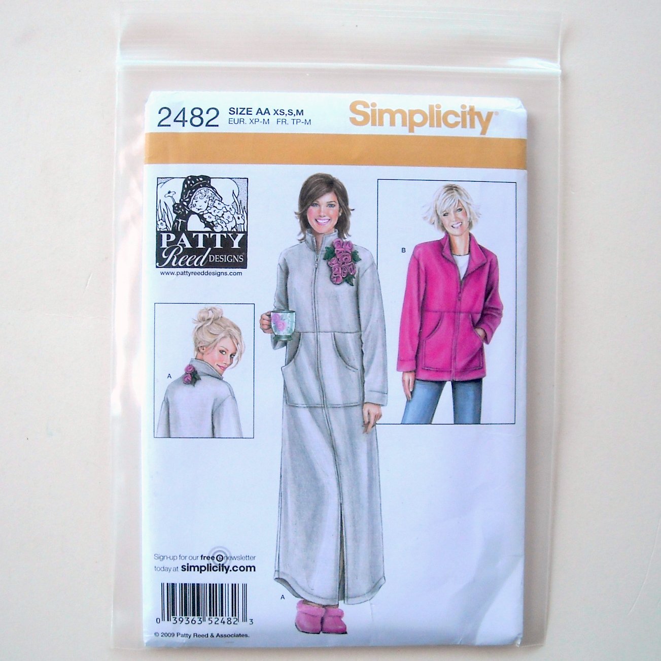 Patty Reed Designs Misses Lounge Sleepwear Size XS - M Simplicity ...