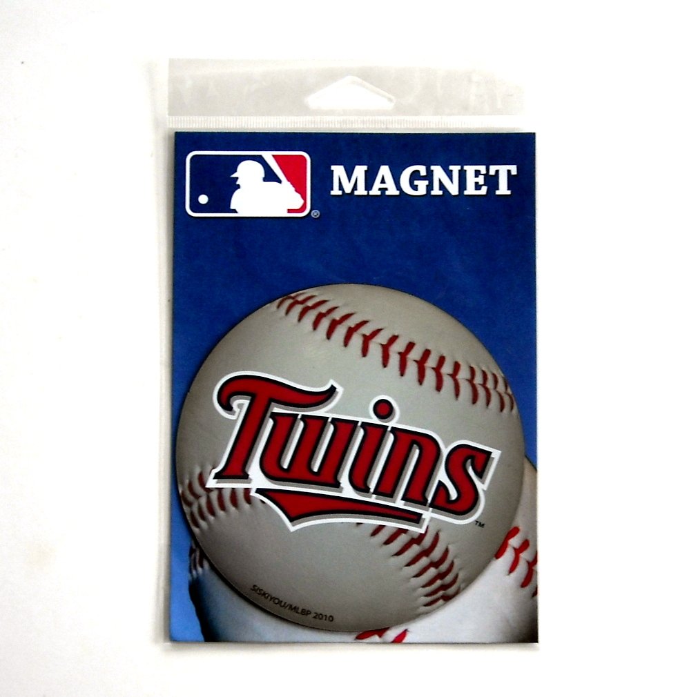 Twins Minnesota Baseball Club MLB Siskiyou Large Magnet Twins Minnesota Baseball Club MLB Siskiyou Large Magnet