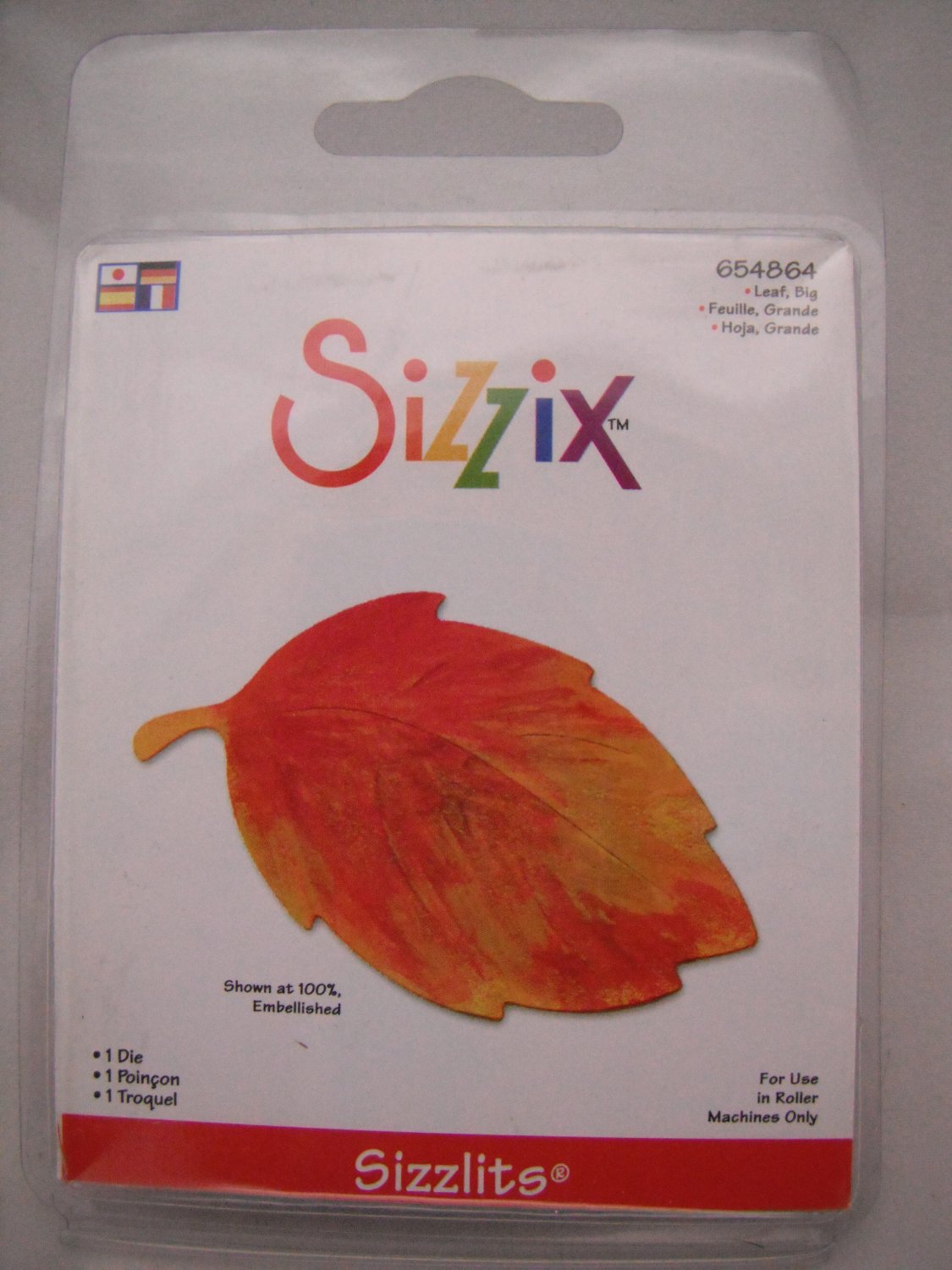 Sizzix Sizzlits Big Leaf Die