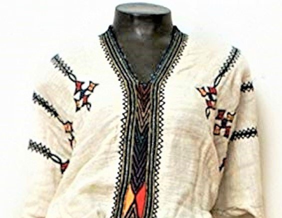 Ethiopian Ethnic Traditional Gonder Habesha Dress. Free shipping for a ...