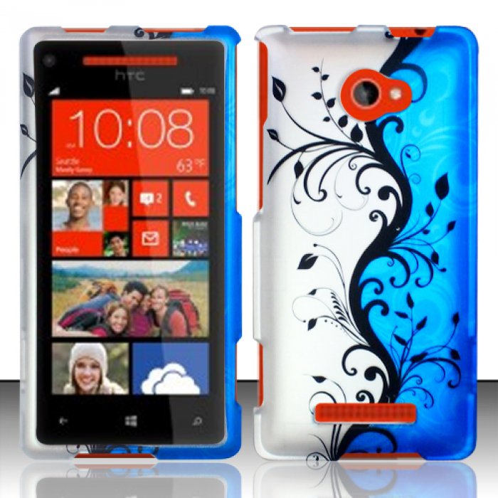 Hard Plastic Snap On Case Cover for HTC Windows Phone 8X (Verizon/AT&T ...