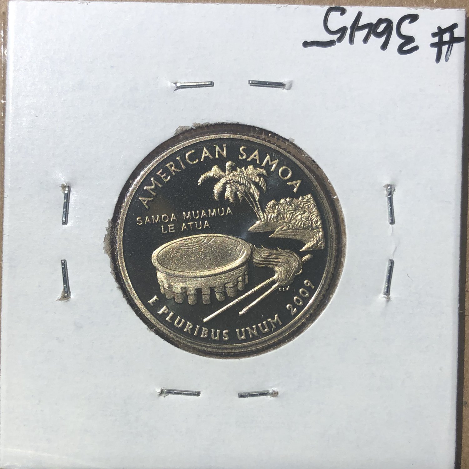 2009-S Proof Washington Quarter Am. Samoa, #3645