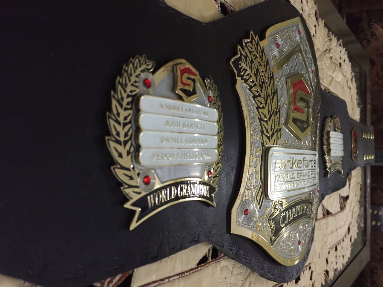 GB002 MMA UFC Rare Hand Made Strikeforce Grand Prix championship ...