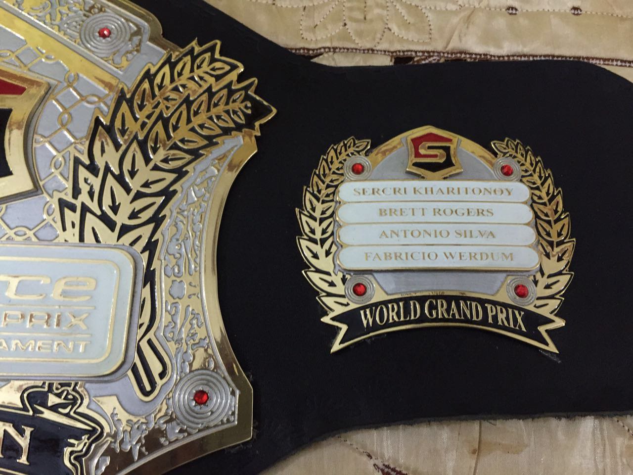 GB002 MMA UFC Rare Hand Made Strikeforce Grand Prix championship ...