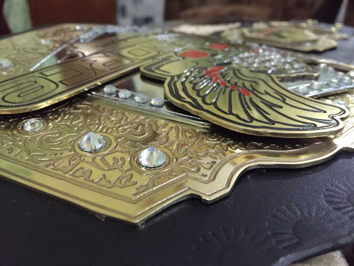 GB004 Set of belts MMA UFC Rare Hand Made Strikeforce Belts replica ...